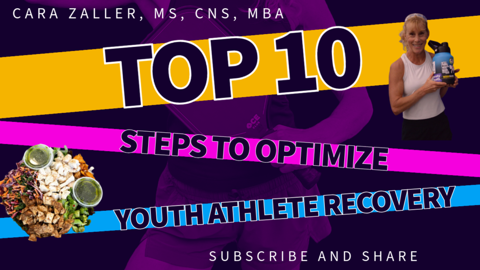 Top 10 Nutritional Steps for Optimal Youth Athlete Recovery